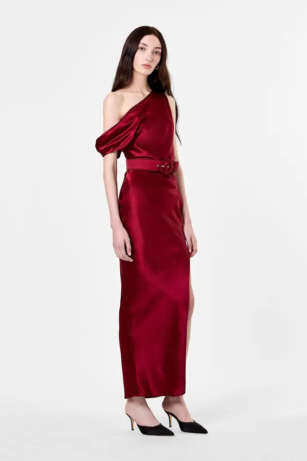 NICHOLAS The Ertha Dress By - Plum