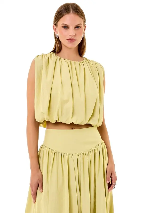 NICHOLAS Nadira Top - Pistachio