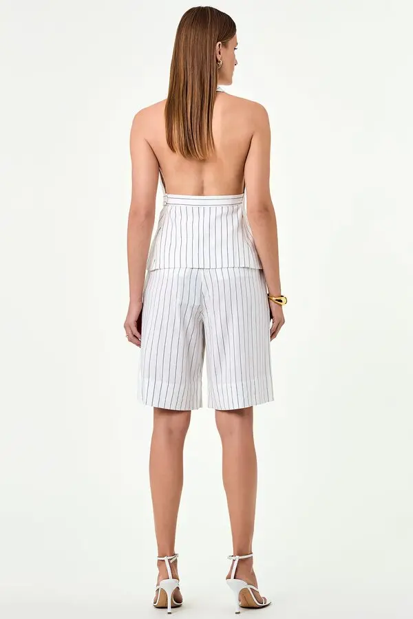 NICHOLAS Belinda Short Stripe - Ivory