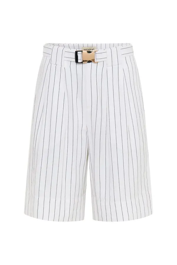 NICHOLAS Belinda Short Stripe - Ivory