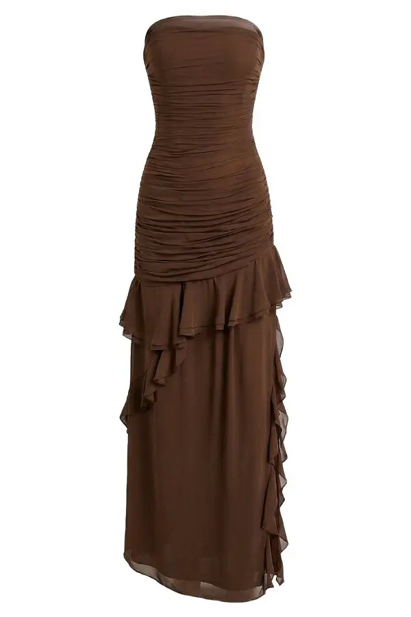 NICHOLAS Viola Dress - Mocha