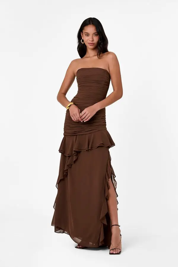 NICHOLAS Viola Dress - Mocha