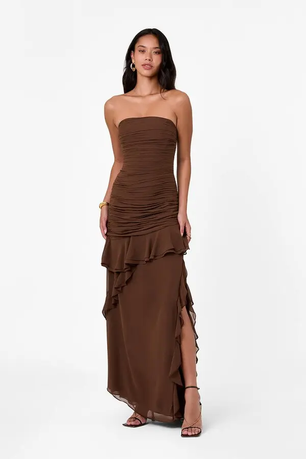NICHOLAS Viola Dress - Mocha