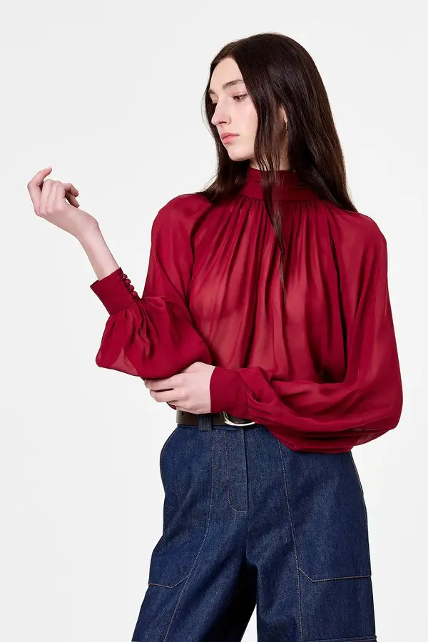 NICHOLAS Solene Top - Plum
