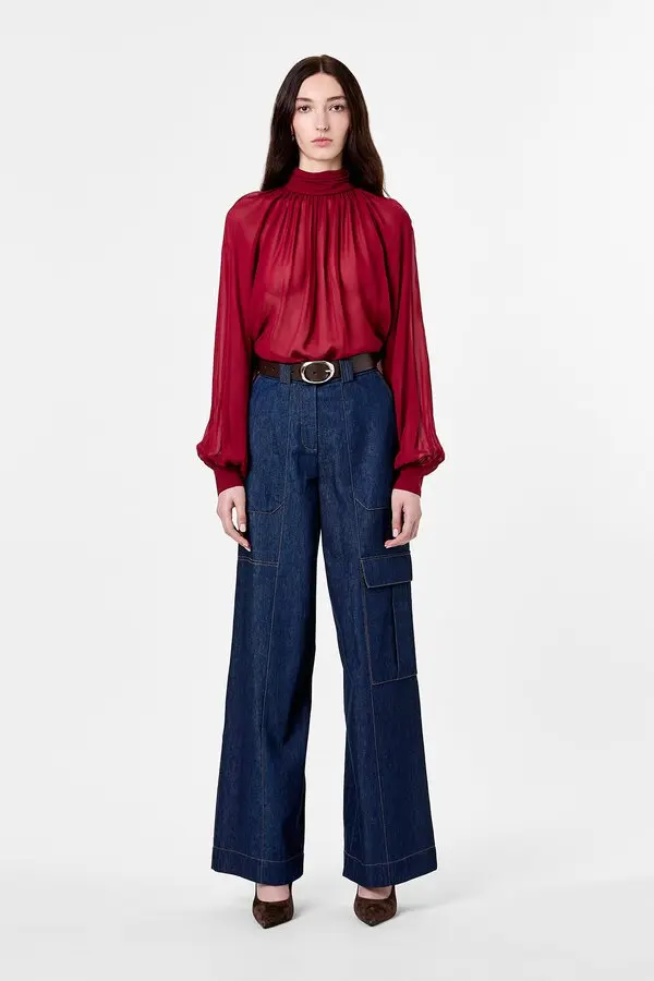 NICHOLAS Solene Top - Plum