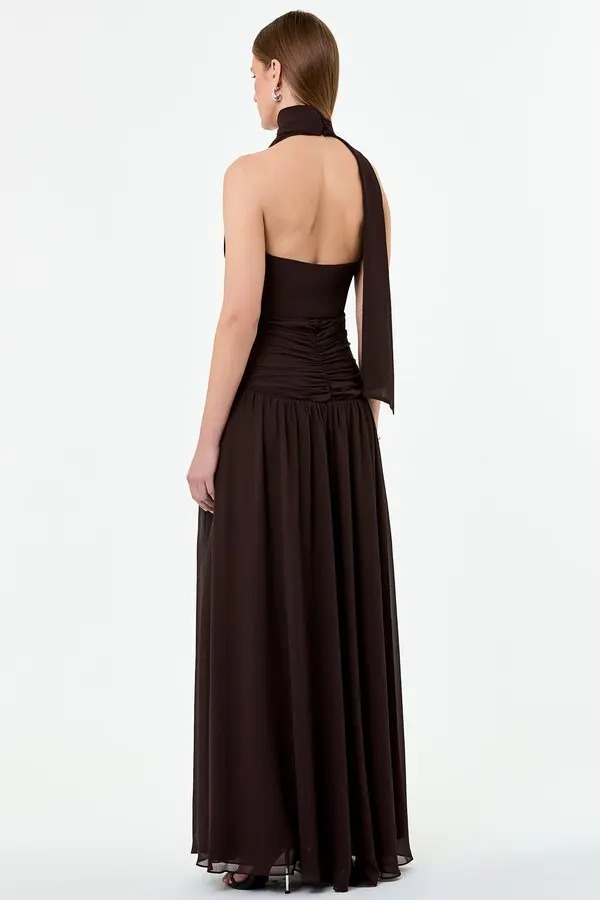 NICHOLAS Arelle Maxi Dress - Mocha