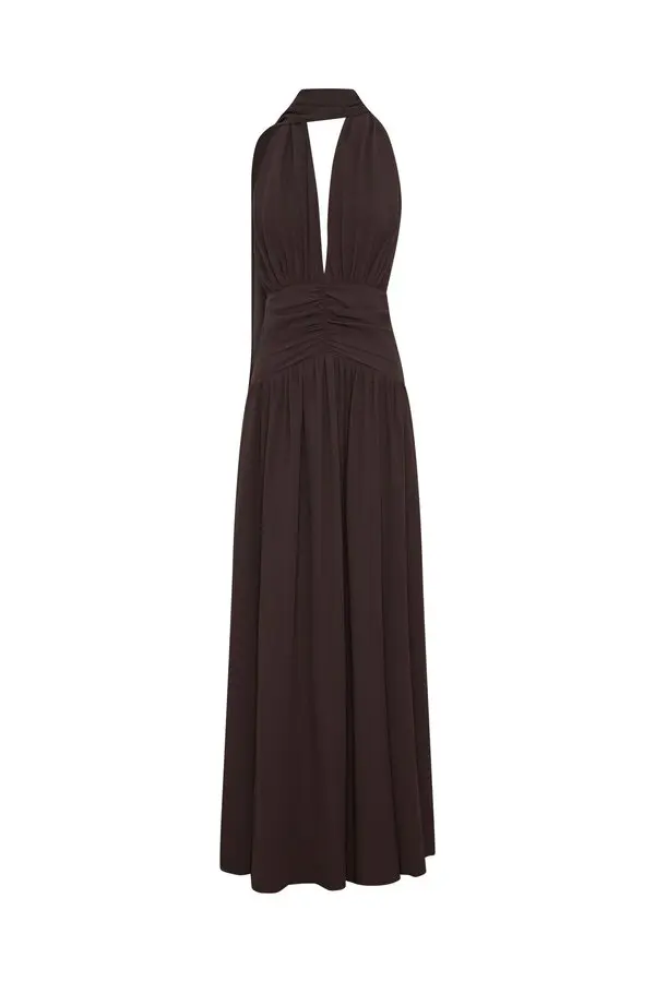 NICHOLAS Arelle Maxi Dress - Mocha