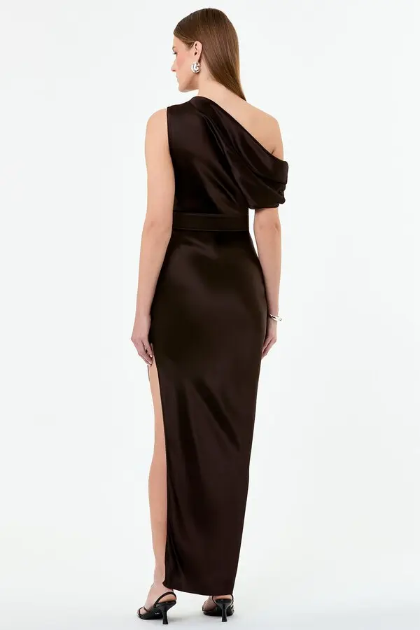 NICHOLAS The Eartha Dress By - Cacao