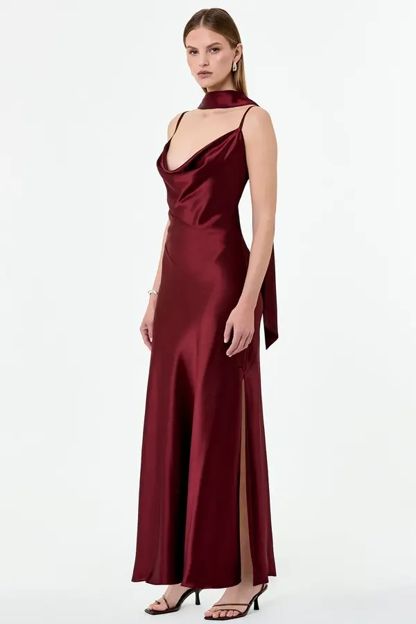 NICHOLAS Geneva Maxi Dress - Plum