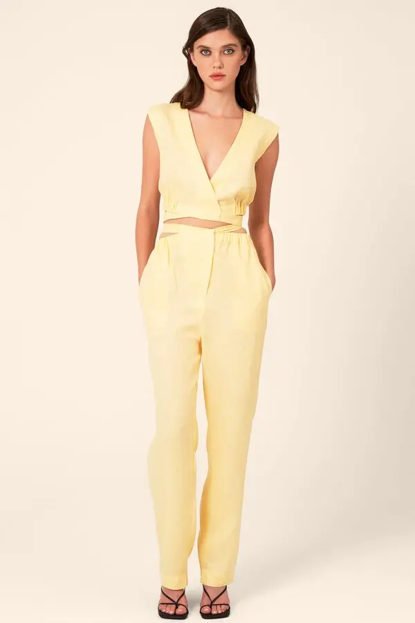 NICHOLAS Taron Pant - Custard