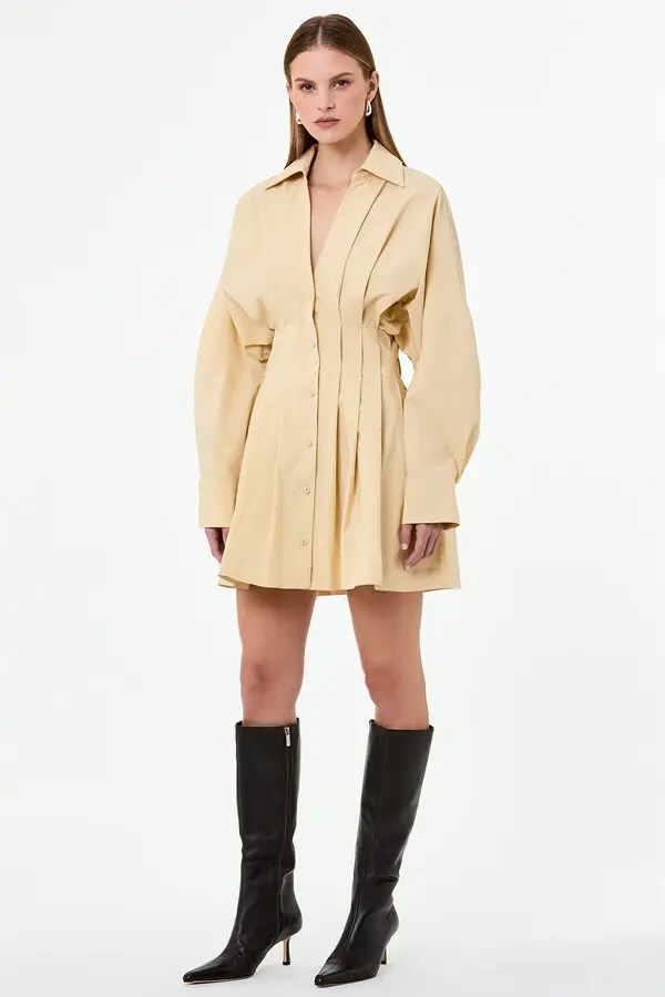 NICHOLAS Fabienne Dress - Butter