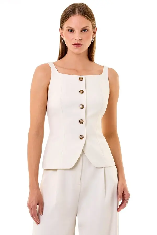 NICHOLAS Sabina Top - Ivory