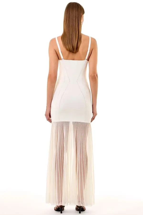 NICHOLAS Lyra Maxi Dress - Ivory