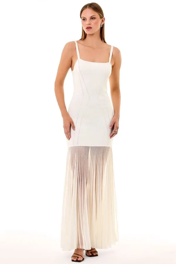 NICHOLAS Lyra Maxi Dress - Ivory