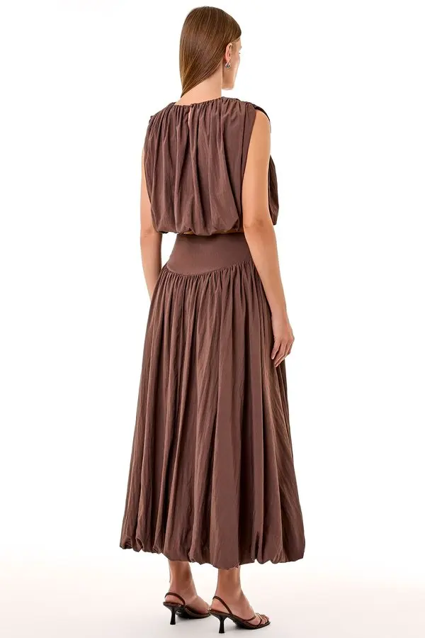 NICHOLAS Nadira Top - Chocolate