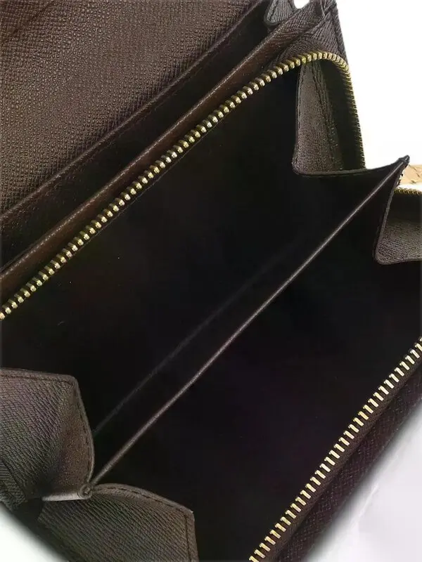 LOUIS VUITTON 2009 Damier Ebène Porte Monnaie Billets Trésor Wallet