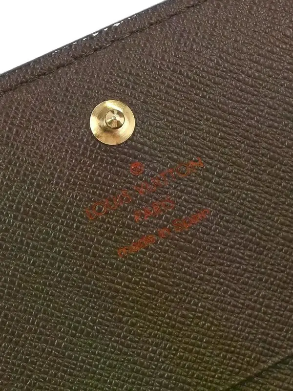 LOUIS VUITTON 2009 Billets Tresor Damier Ebène Wallet