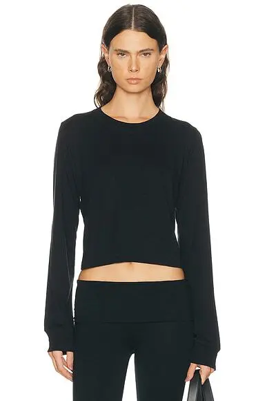 Eterne Long Sleeve Boxy Tee