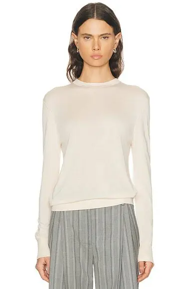 Renggli Silk Cashmere Crewneck Sweater