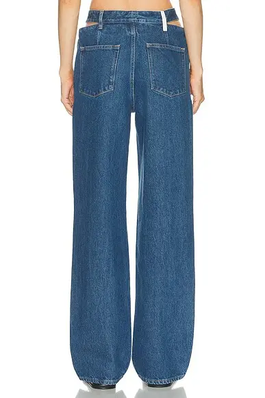 JIL SANDER Straight Leg Denim Trousers