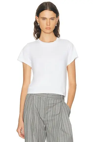 Renggli Cropped Cotton Jersey T-shirt
