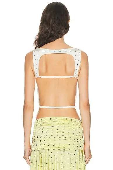 SIEDRES Zelna Studded Jersey Top