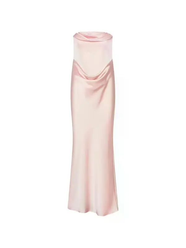ROTATE BY BIRGER CHRISTENSEN Strapless Maxi Dress