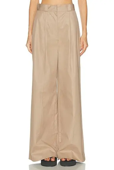 Balenciaga High Waist Wide Leg Trousers