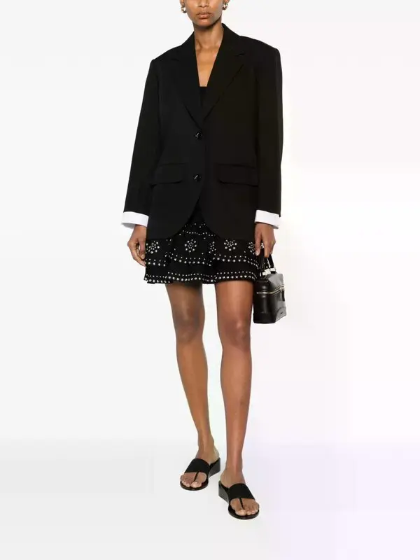 Sandro Satin-back Wool Blazer