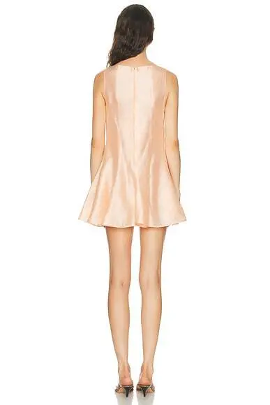 Khaite Mags Dress - Light Peach