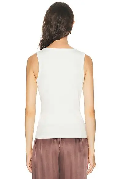 Burberry Ribbed Cotton Tank Top