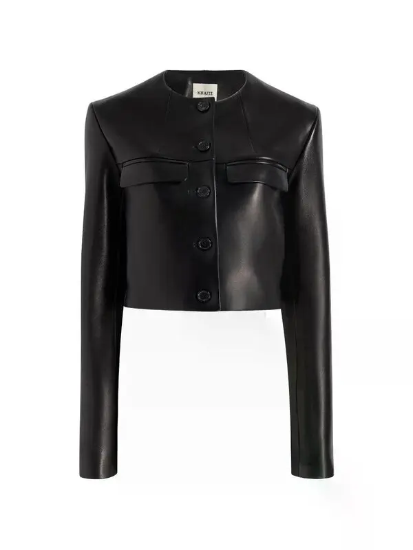 Khaite Lambskin Leather Jacket