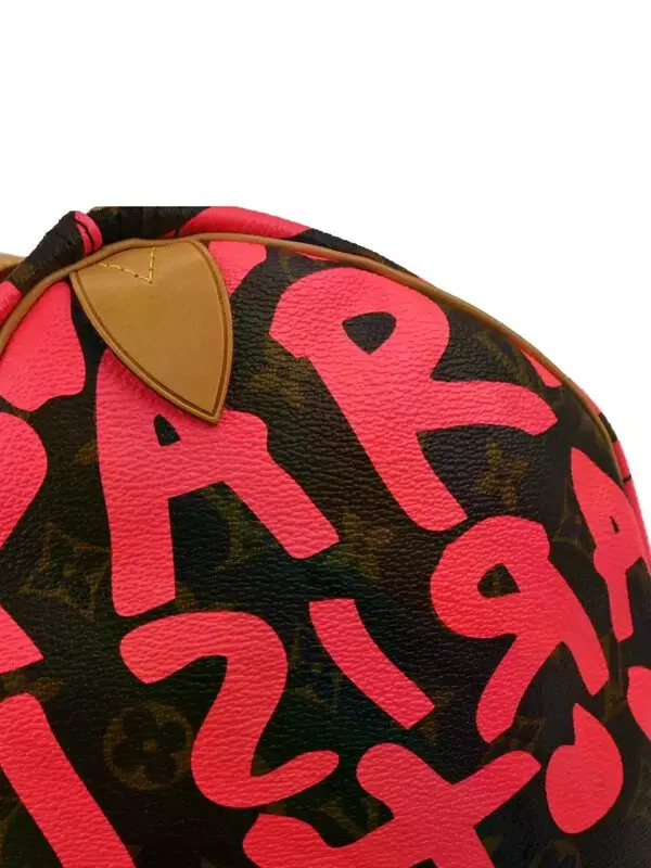 LOUIS VUITTON Monogram Graffiti Keepall 50 Duffle Bag