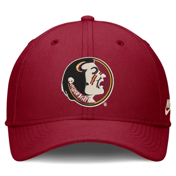 Nike Florida State Legacy Rise Vintage Dri-fit College Baseball Cap - Red