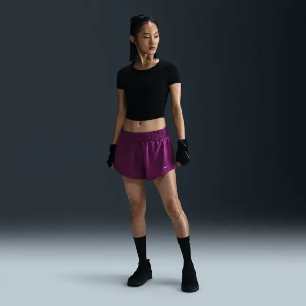 Nike Dri-fit Mid-rise 3" Brief-lined Shorts