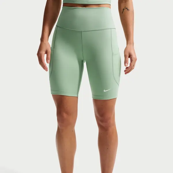 Nike High-waisted 8" Biker Shorts With Pockets