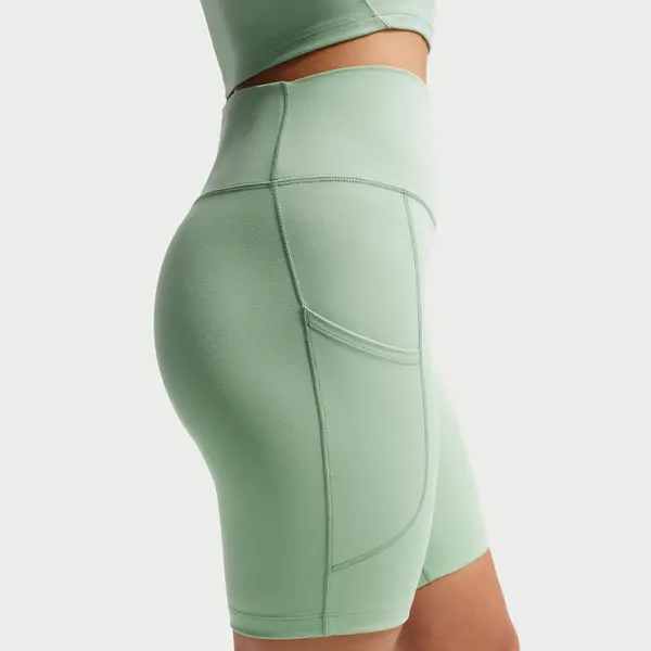 Nike High-waisted 8" Biker Shorts With Pockets