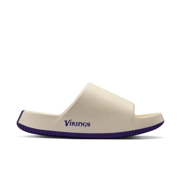 Nike Calm Minnesota Vikings Slides - White