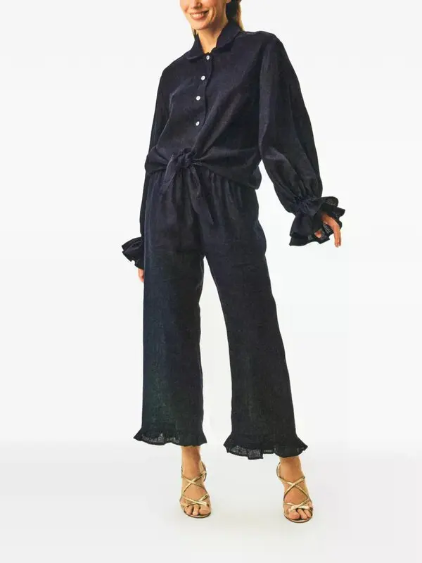 Sleeper Ramba Linen Loungewear Shirt