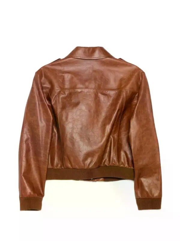 Ports 1961 Patch Pocket Leather Jacket