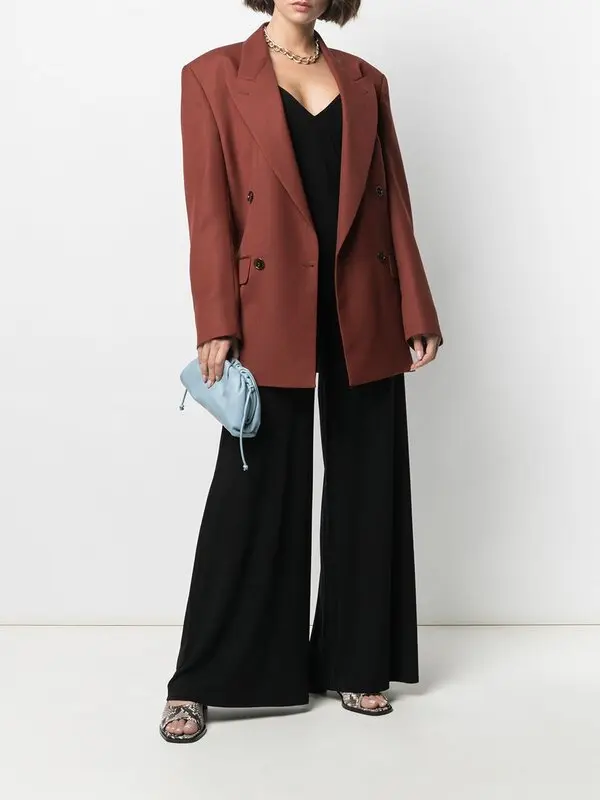 Norma Kamali Long Wide Leg Jumpsuit