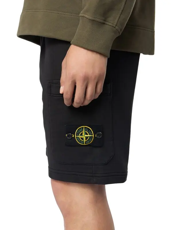 Stone Island Bermuda Shorts With Logo Detail