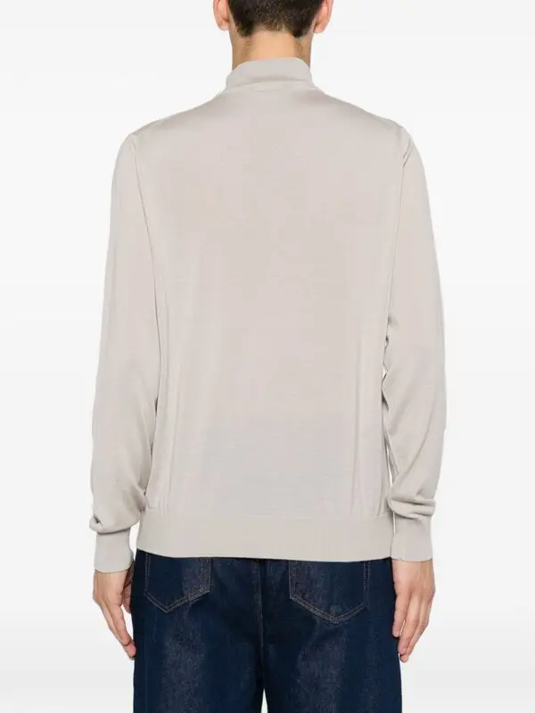 FILIPPO DE LAURENTIIS Zipped High Neck Cardigan