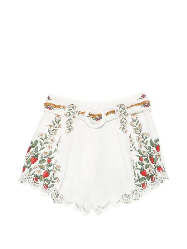 Farm Rio Fruit Beauty Linen Shorts