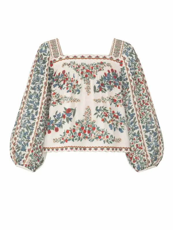 Farm Rio Printed Organic Cotton Shirt