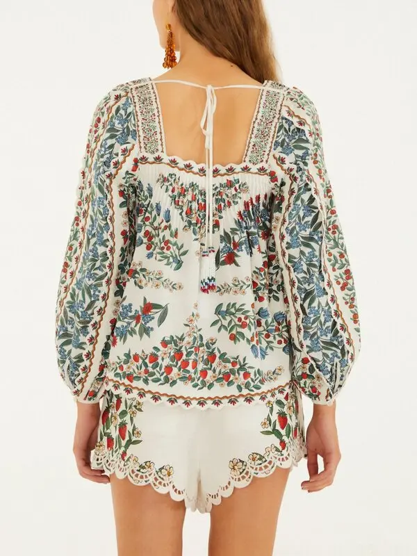 Farm Rio Printed Organic Cotton Shirt