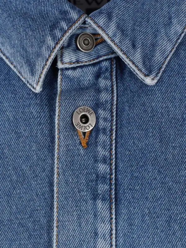 Loewe Anagram Denim Cotton Shirt