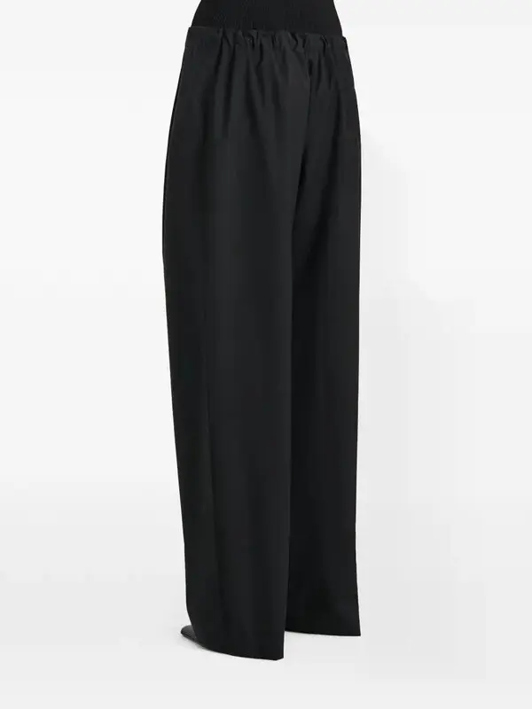 Khaite Rohen Wool Pants - Black