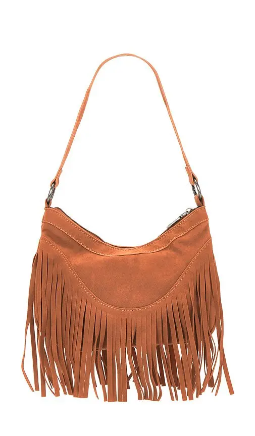 8 Other Reasons Faux Nappa Suede Shoulder Bag