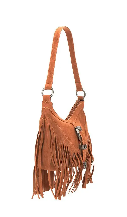 8 Other Reasons Faux Nappa Suede Shoulder Bag